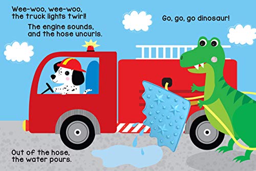 Go, Go, Go, Dinosaur - Silicone Touch and Feel Board Book - Sensory Board Book