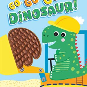 Go, Go, Go, Dinosaur - Silicone Touch and Feel Board Book - Sensory Board Book