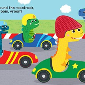 Go, Go, Go, Dinosaur - Silicone Touch and Feel Board Book - Sensory Board Book