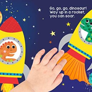 Go, Go, Go, Dinosaur - Silicone Touch and Feel Board Book - Sensory Board Book