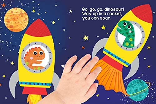 Go, Go, Go, Dinosaur - Silicone Touch and Feel Board Book - Sensory Board Book