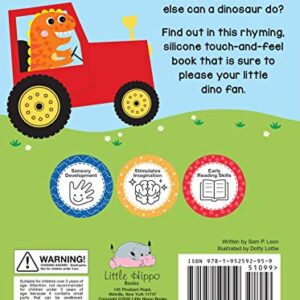 Go, Go, Go, Dinosaur - Silicone Touch and Feel Board Book - Sensory Board Book