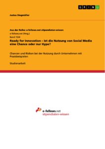 ready for innovation - ist die nutzung von social media eine chance oder nur hype?: chancen und risiken bei der nutzung durch unternehmen mit praxisbeispielen (german edition)