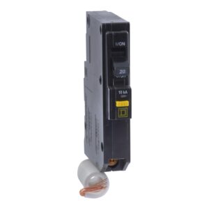 square d - qo120gficp qo qwik-gard 20 amp single-pole gfci circuit breaker