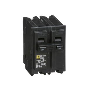 square d - hom220cp homeline 20 amp two-pole circuit breaker