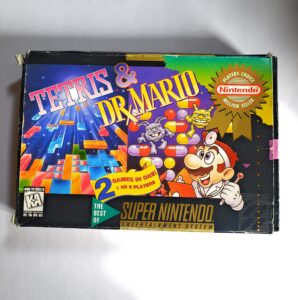 tetris & dr. mario - 2 game cartridge