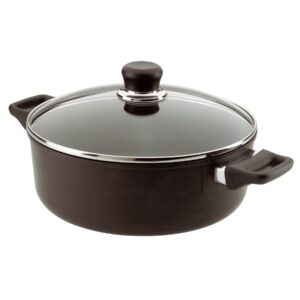 scanpan classic 4.5 quart low sauce pot with lid