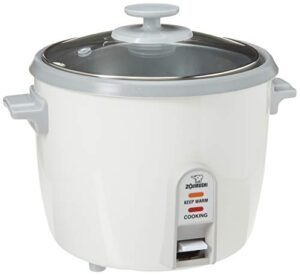 zojirushi nhs-10 6-cup (uncooked) rice cooker, white