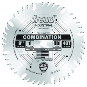 freud lu84m008: 8" x 40t combination blade