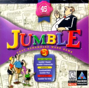 jumble: that scrambled word game, 45th anniversary edition (jewel case)