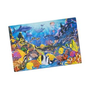 melissa & doug underwater ocean floor puzzle (48 pcs, 2 x 3 feet) - fsc certified