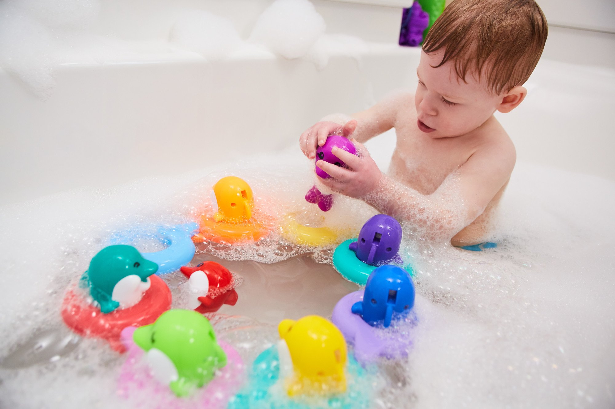 Tomy Do Rae Mi Dolphins Bath Toy