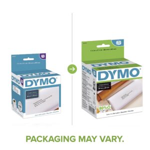 DYMO LW Mailing Address Labels for LabelWriter Label Printers, White, 1-1/8'' x 3-1/2'', 2 Rolls of 260