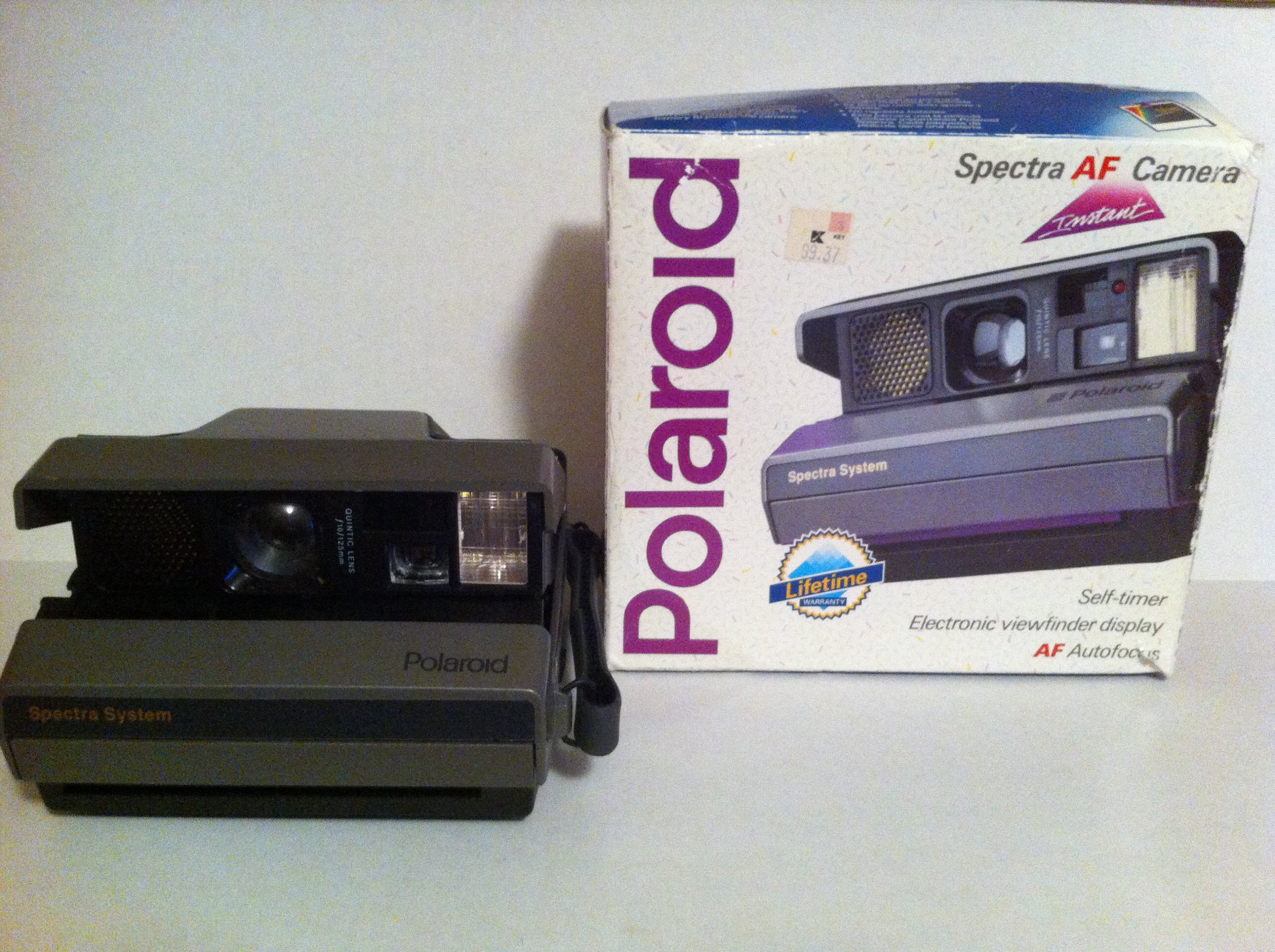 Polaroid Spectra Business Camera Uses Spectra Platinum Film