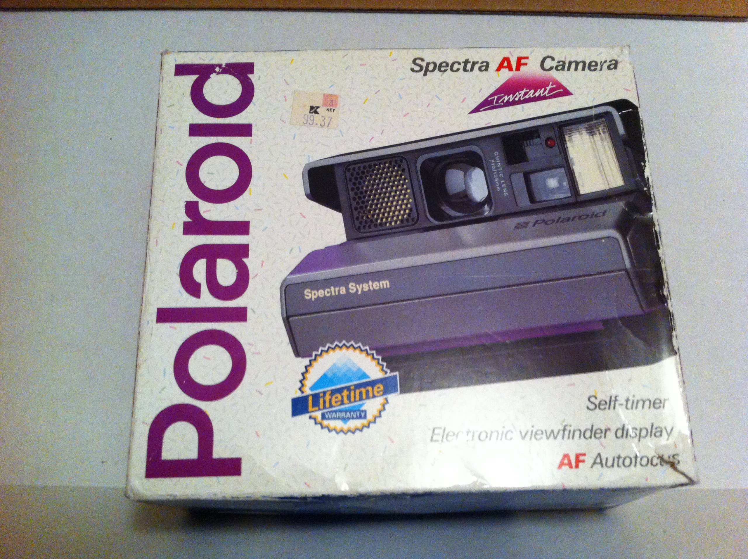 Polaroid Spectra Business Camera Uses Spectra Platinum Film