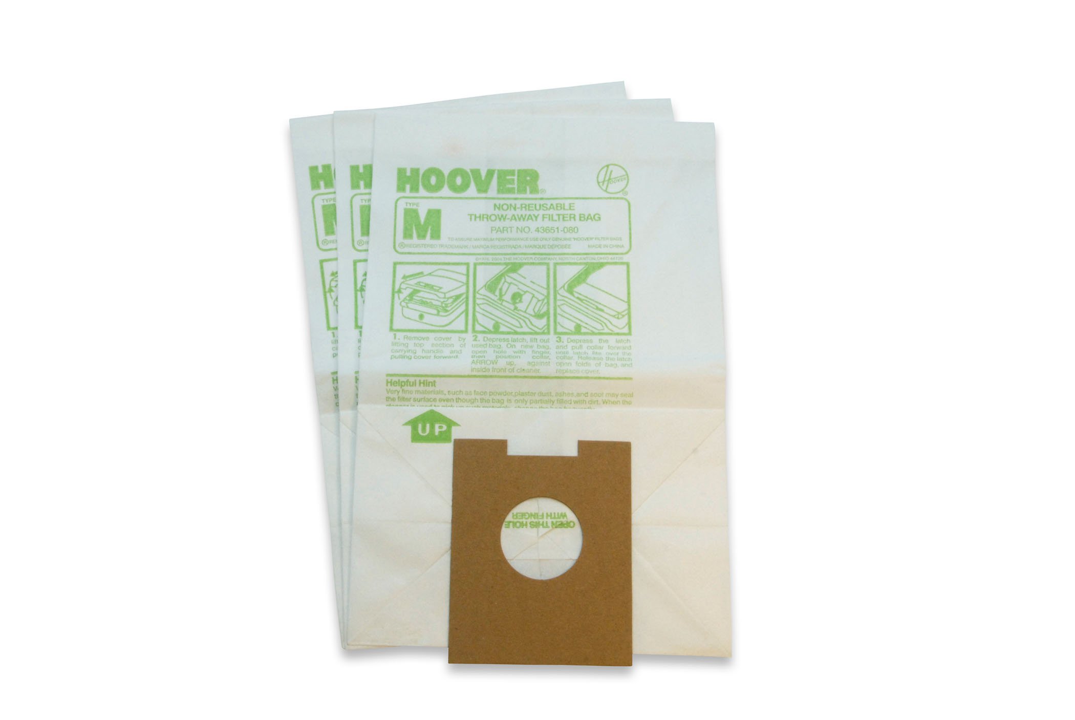 Hoover 3PK M Vac Bag