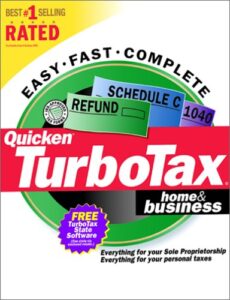 quicken turbotax home & business (tax year 2000)