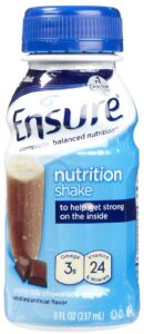 ensure creamy milk chocolate shake, 6-8-ounce bottles