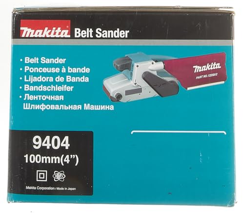 Makita 9404 4" x 24" Belt Sander, with Variable Speed , Blue