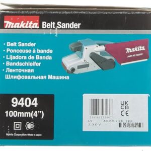 Makita 9404 4" x 24" Belt Sander, with Variable Speed , Blue