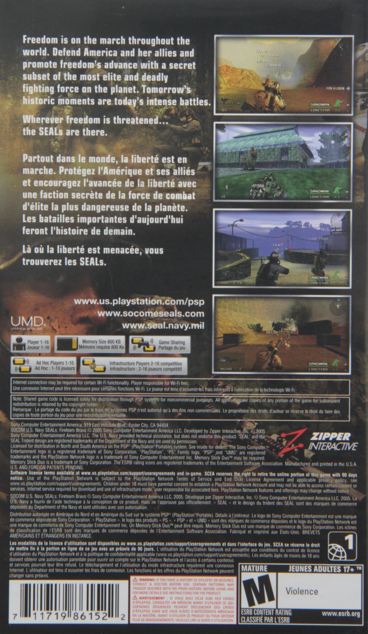 Socom: Fireteam Bravo - Sony PSP