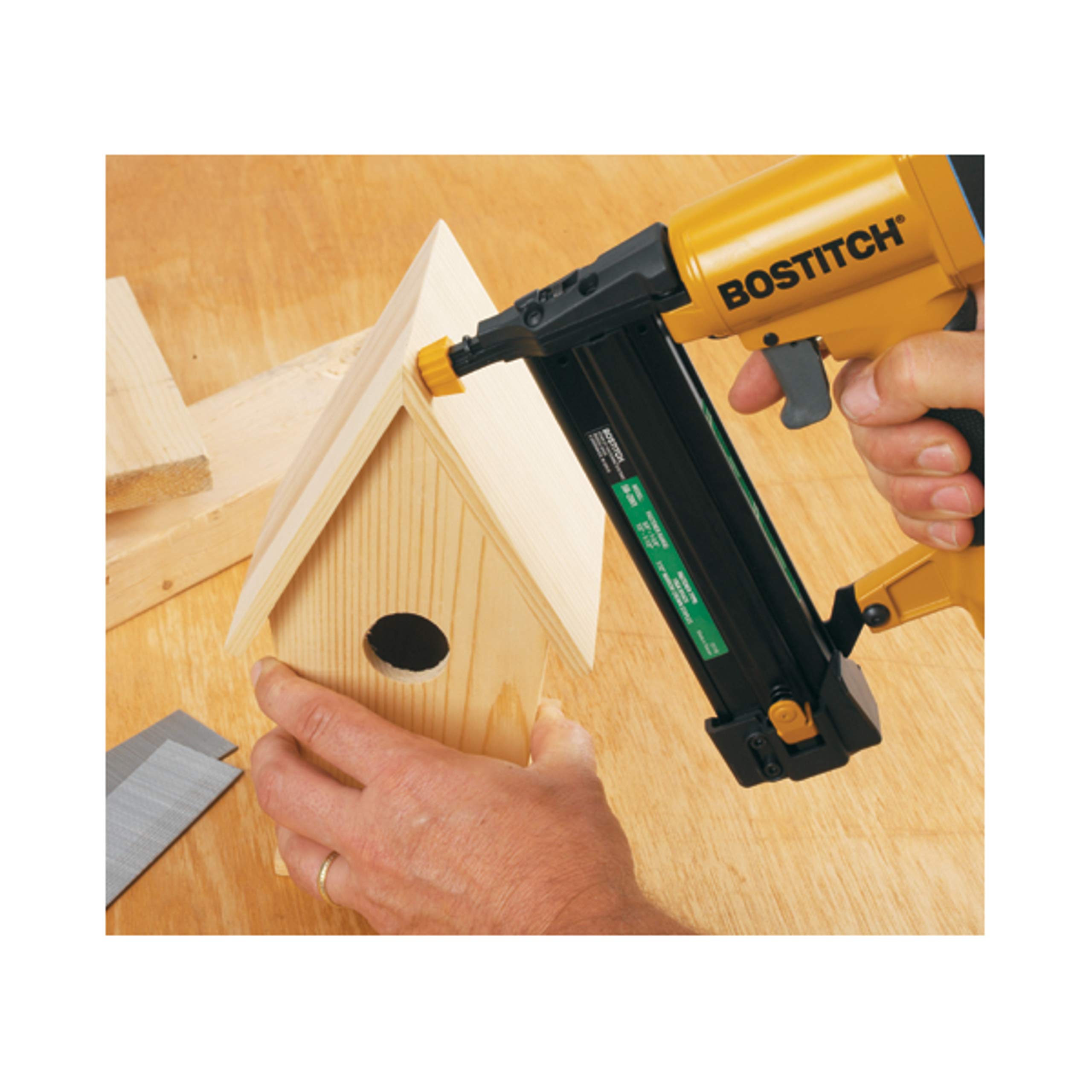 BOSTITCH Brad Nailer 18 Gauge/Narrow Crown Stapler, 2-in-1 (SB-2IN1)