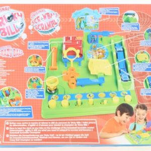 TOMY Games Screwball Scramble Marble Run Game for Kids - Timed Marble Maze Kids Games - Cooperative Board Games for Family Game Night - 1-4 Players - Ages 5 Years and Up