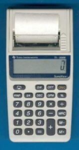 texas instruments ti-5006 desktop printing calculator