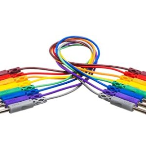 Hosa CPP-830 1/4" TS to Same Unbalanced Patch Cables, 1 Foot