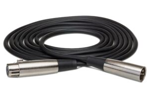 hosa xlr-105 xlr3f to xlr3m balanced interconnect cable, 5 feet