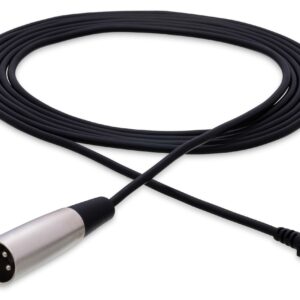 Hosa XVM-105F XLR3F to Right Angle 3.5 mm TRS Microphone Cable, 5 Feet