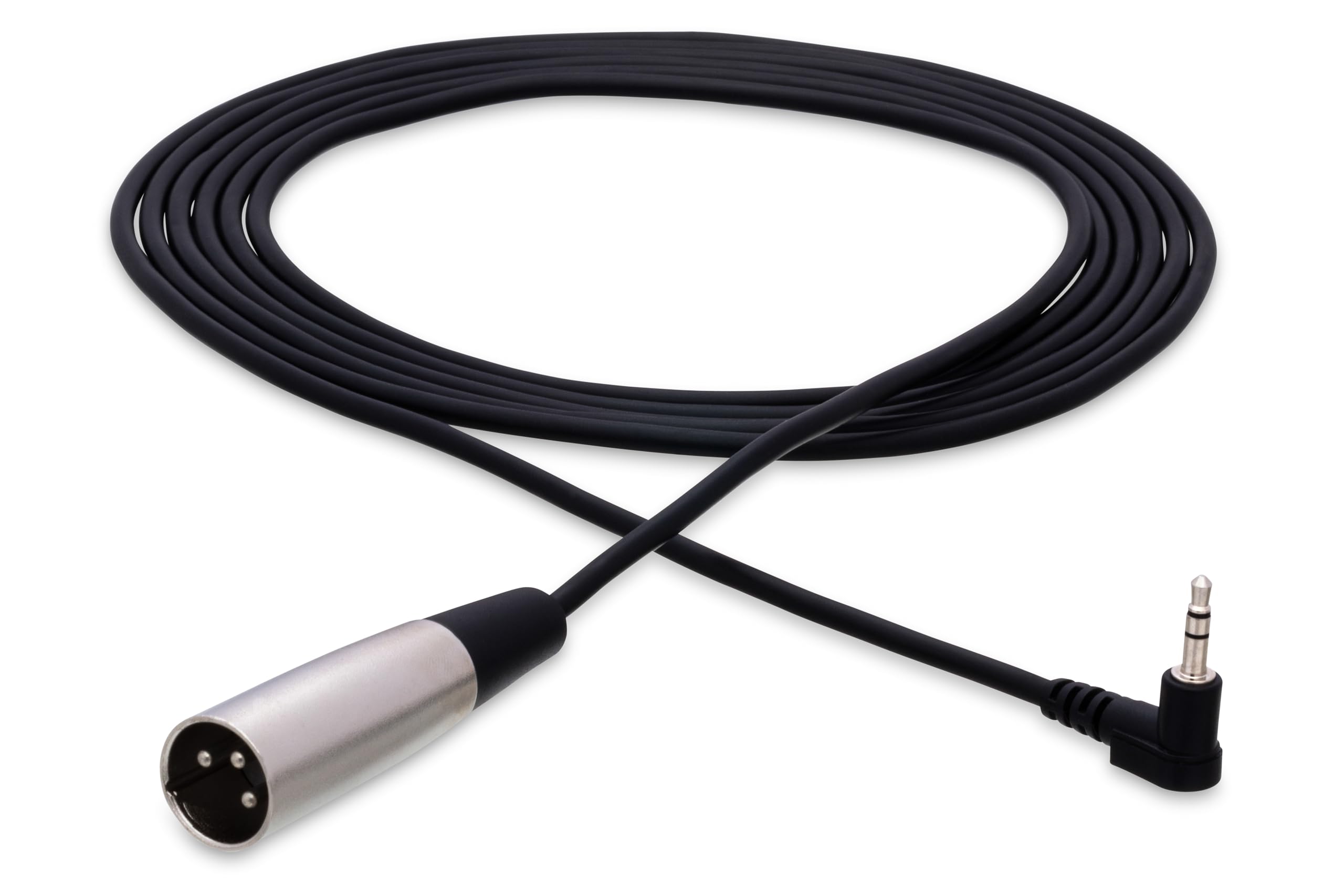 Hosa XVM-105F XLR3F to Right Angle 3.5 mm TRS Microphone Cable, 5 Feet