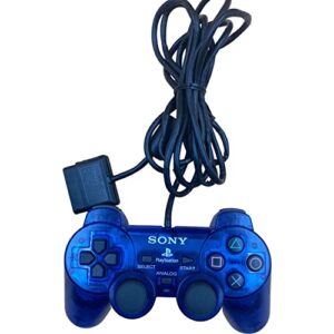 sony playstation 2 dualshock 2 analog wired controller scph-10010 - ocean blue