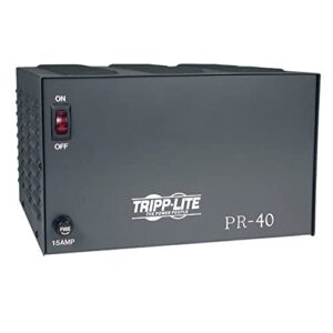 tripp lite pr40 dc power supply 40a 120v ac input to 13.8 dc output taa gsa