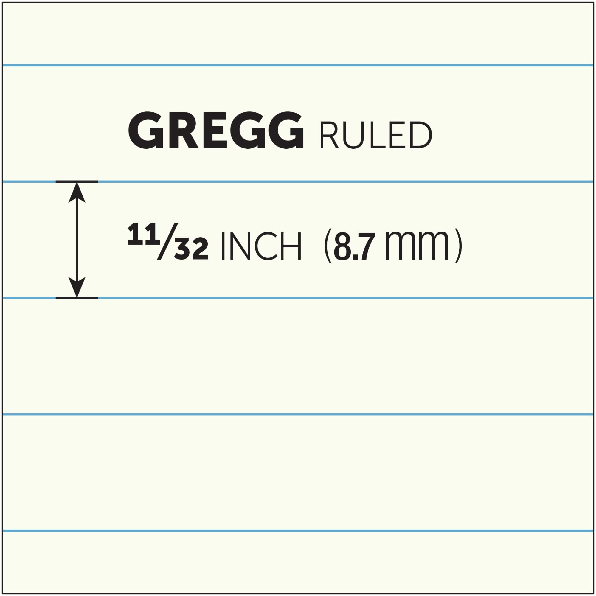 Office Depot(R) Steno Books, 6in. x 9in., Gregg Ruled, 70 Sheets, Green Tint, Pack Of 12