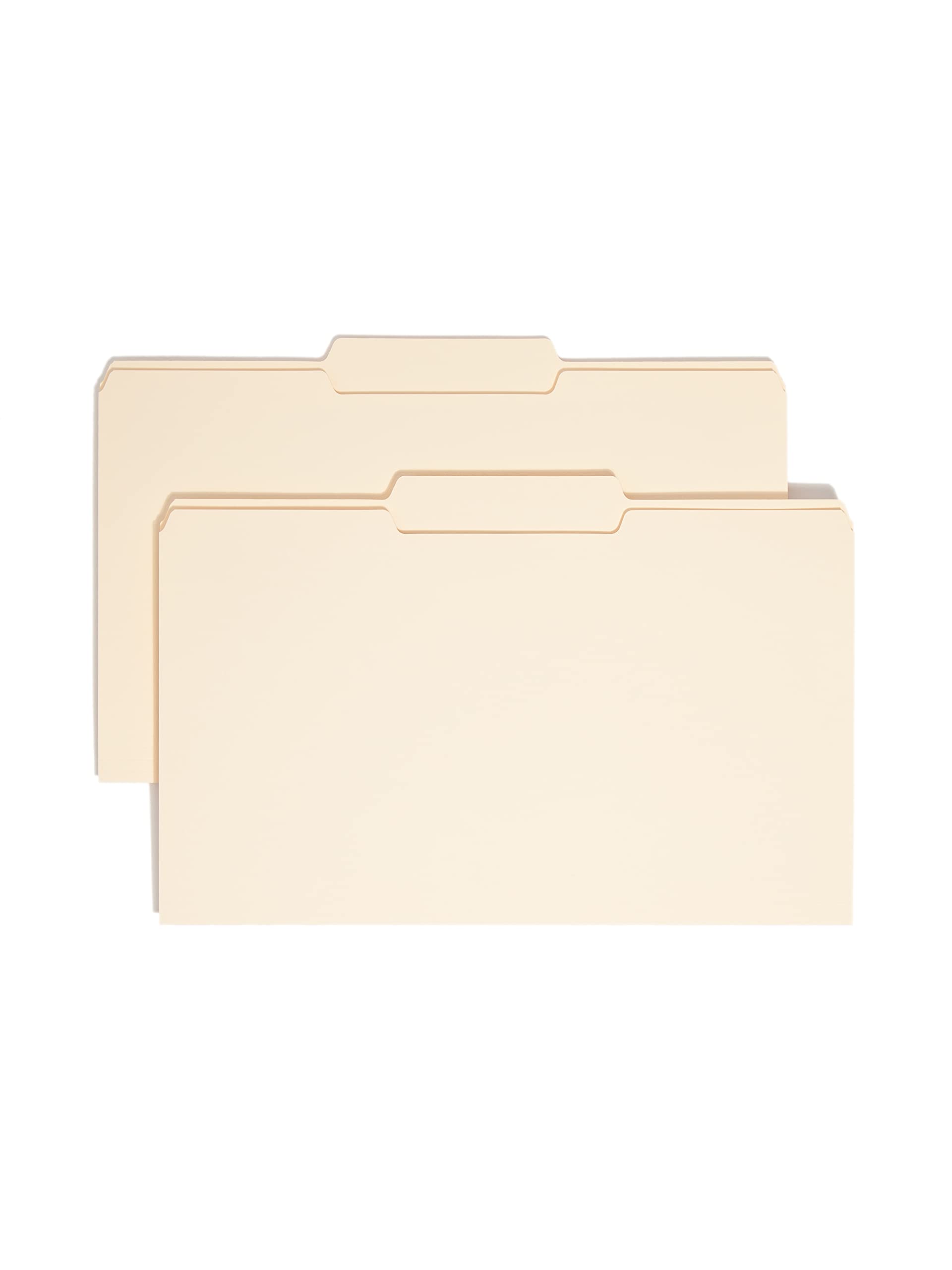 Smead File Folder, 1/3-Cut Tab, Center Position, Legal Size, Manila, 100 per Box (15332)