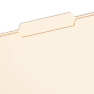 Smead File Folder, 1/3-Cut Tab, Center Position, Legal Size, Manila, 100 per Box (15332)