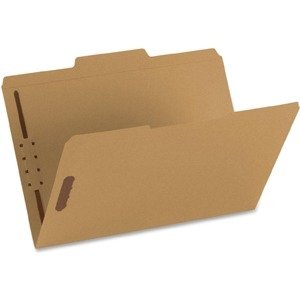 Smead Fastener File Folder, 2 Fasteners, Reinforced 1/3-Cut Tab, Legal Size, Kraft, 50 per Box (19837)