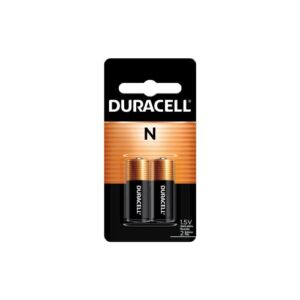 duracell n 1.5v alkaline battery, 2 count pack, n 1.5 volt alkaline battery, long-lasting for medical devices, key fobs, gps trackers, and more