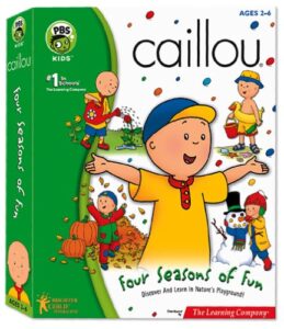 caillou four seasons of fun - pc/mac