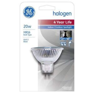 ge halogen 12-volt indoor floodlight, 20 watts