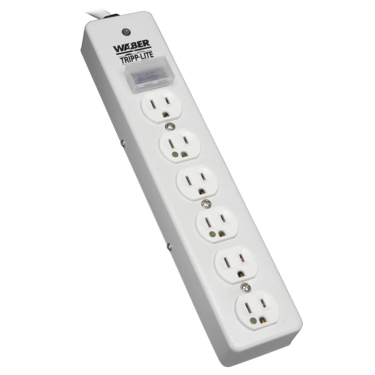 Tripp Lite 6 Outlet Hospital Grade Surge Protector Power Strip, 15ft Cord, UL 1363, (SPS-615-HG)