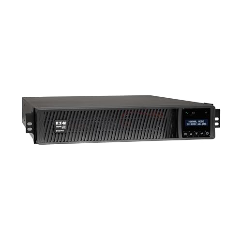 Tripp Lite Series 1500VA Smart UPS Back Up, Sine Wave, 1440W, 8 Outlets, 2U Rackmount, Extended Run & Network Card Option, LCD, USB, 3-Year Warranty & $250,000 Insurance (SMART1500RMXL2U)