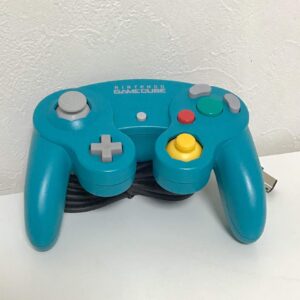 Nintendo GameCube dedicated controller emerald blue