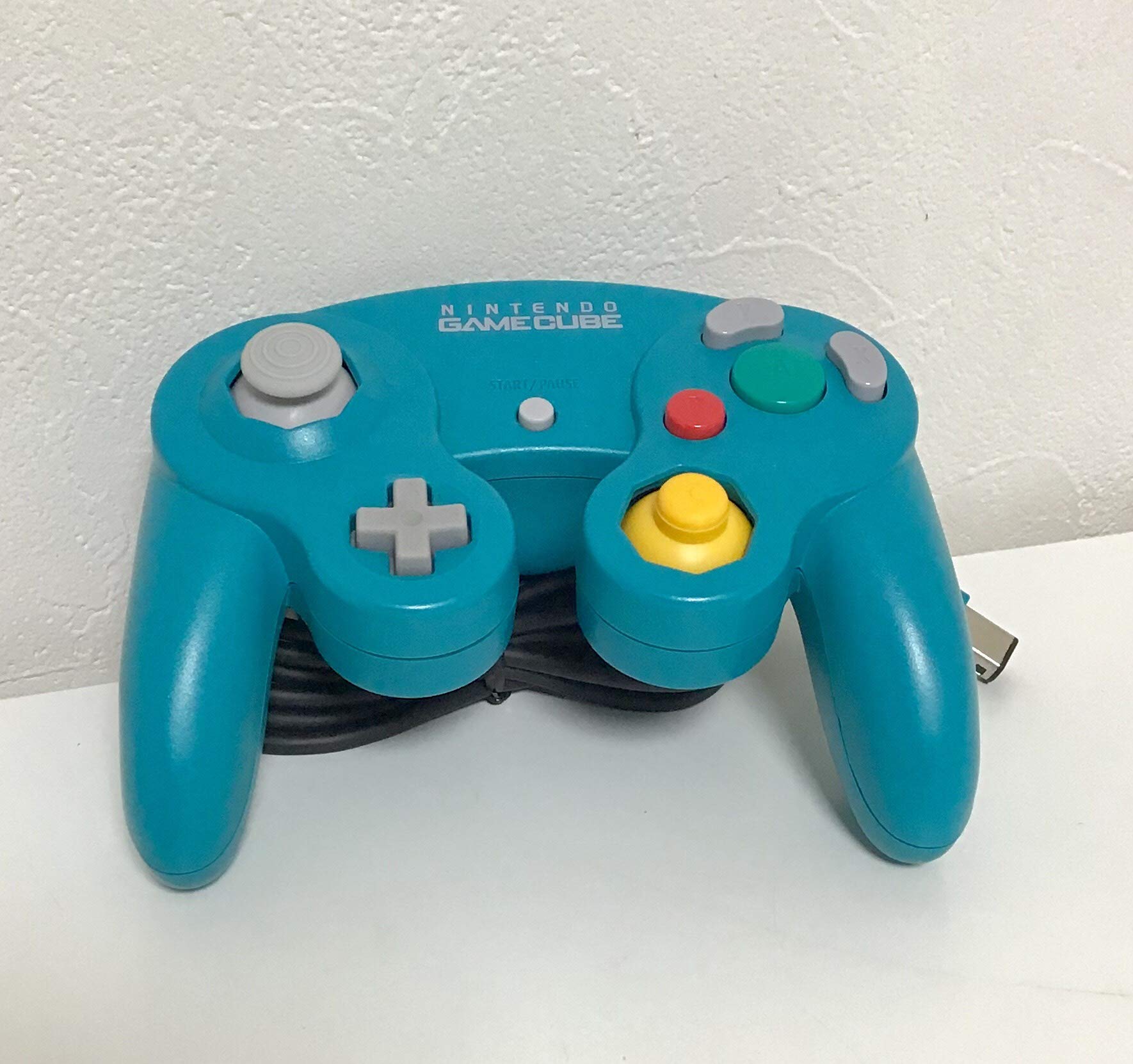 Nintendo GameCube dedicated controller emerald blue