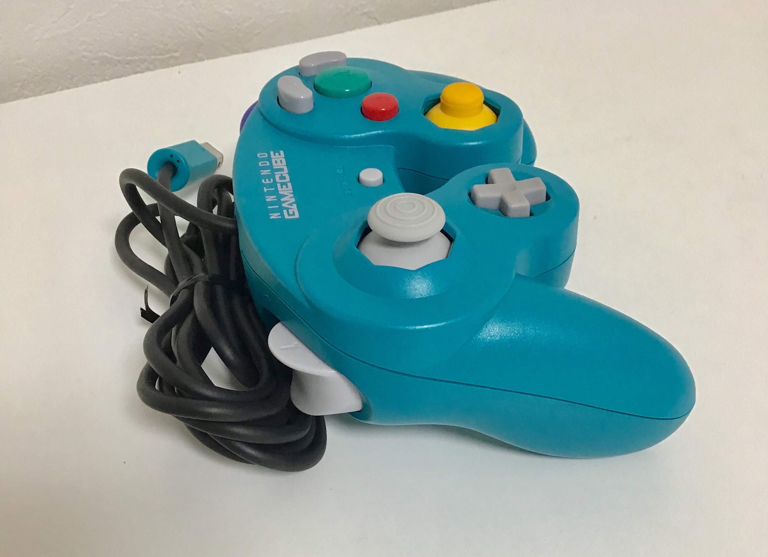 Nintendo GameCube dedicated controller emerald blue