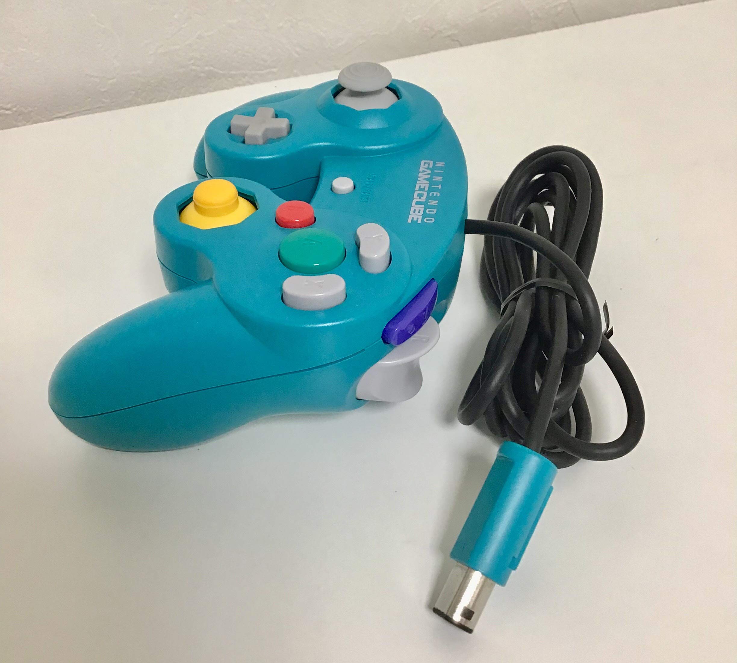 Nintendo GameCube dedicated controller emerald blue