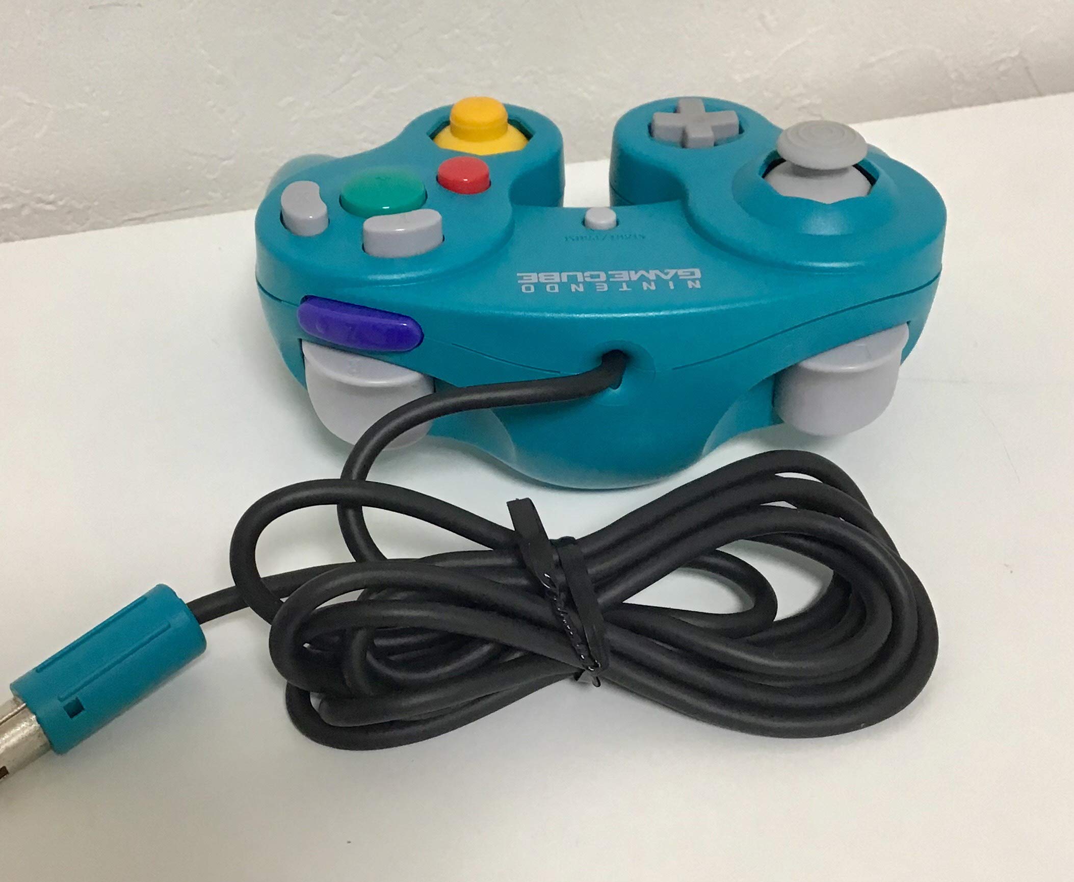 Nintendo GameCube dedicated controller emerald blue