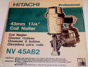 hitachi nv45ab2 7/8-inch to 1-3/4-inch coil roofing nailer (side load) (discontinued by the manufacturer)