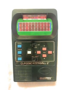 mattel classic football 2 game